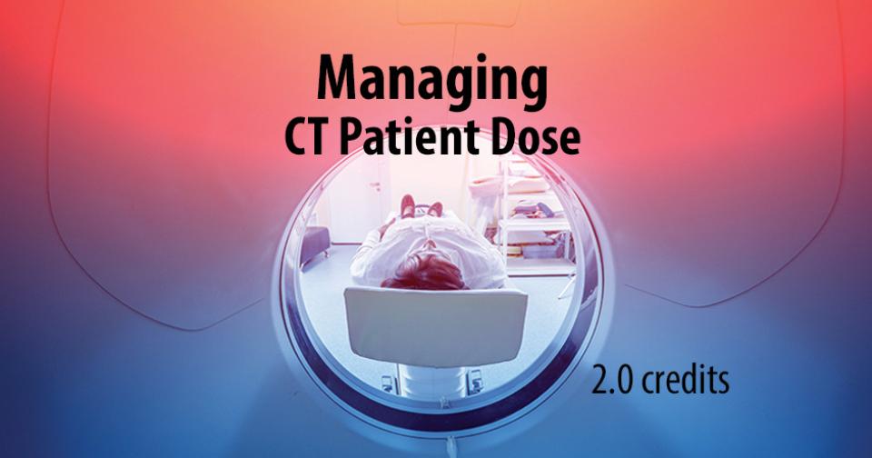 Managing CT Patient Dose | MTMI